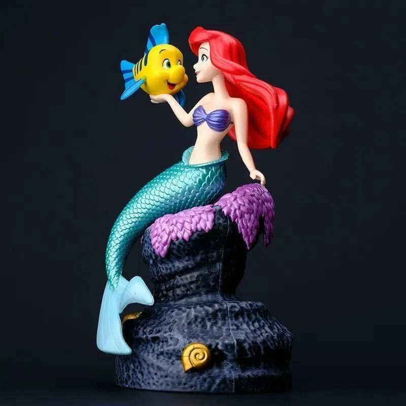 Русалочка Ариэль и Флаундер, в коробке(20cm)