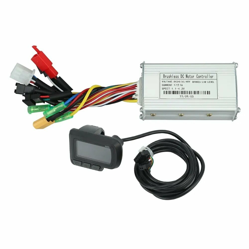 Контроллер электровелосипеда, синусоидальный, 24V 36V 48V, 250W-350W для модернизации и замены