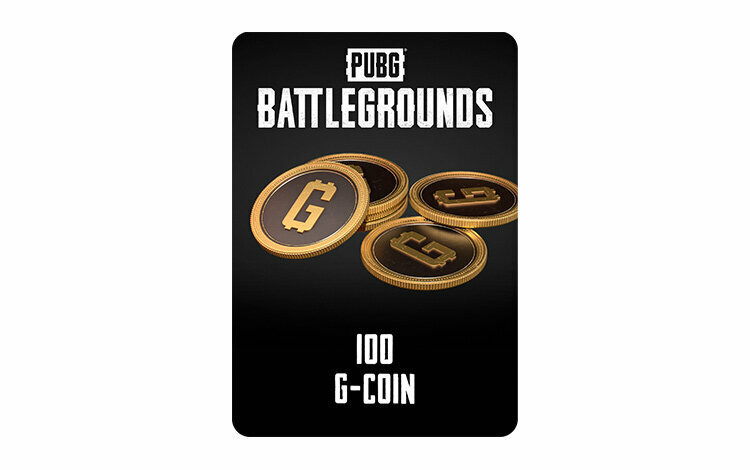 Игровая валюта PUBG: Battlegrounds - 100 G-Coin (PUBG Currency; PC; Регион активации Все регионы)