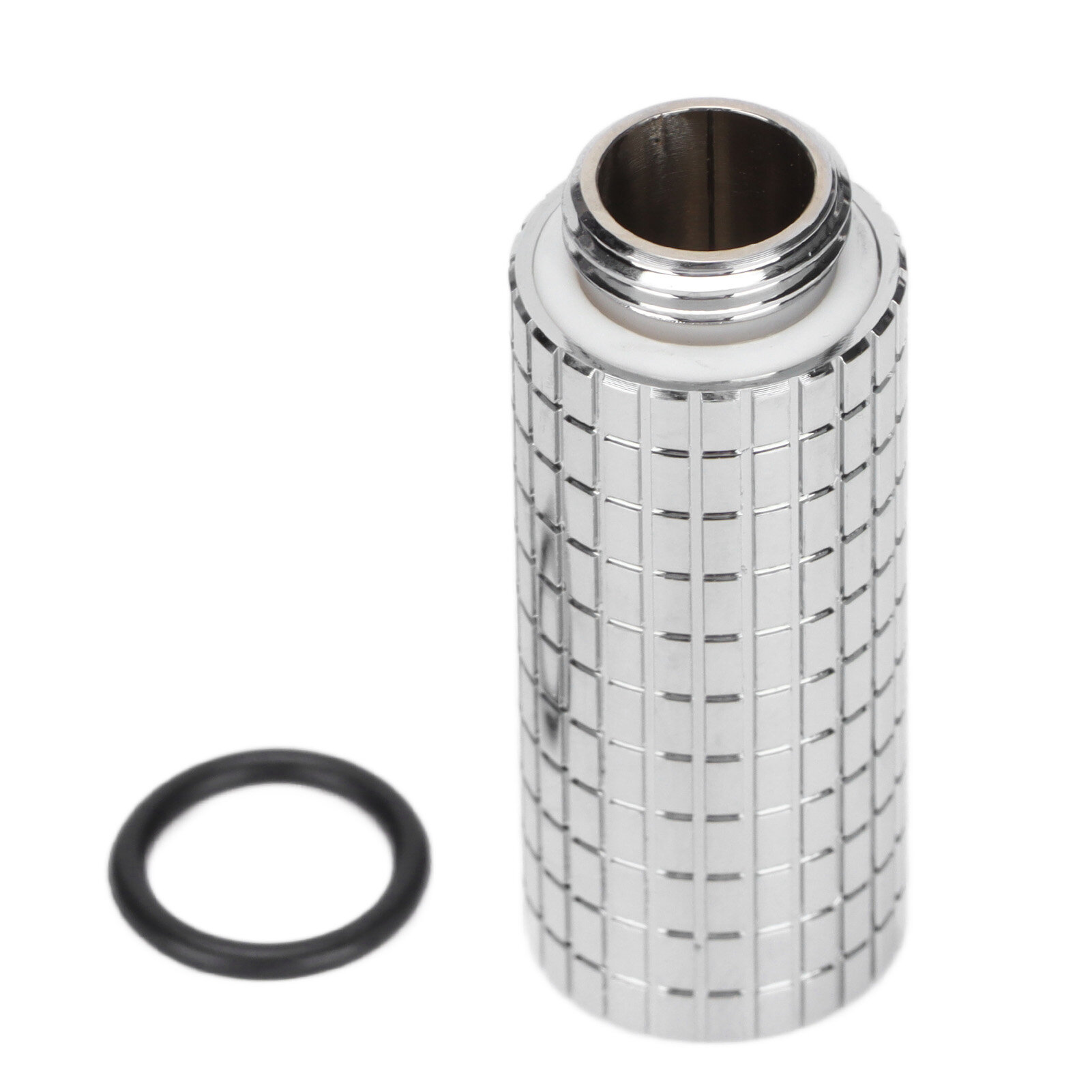 Удлинительный фитинг 40 мм G1/4: male-female, внутренний шестигранник, серебристый