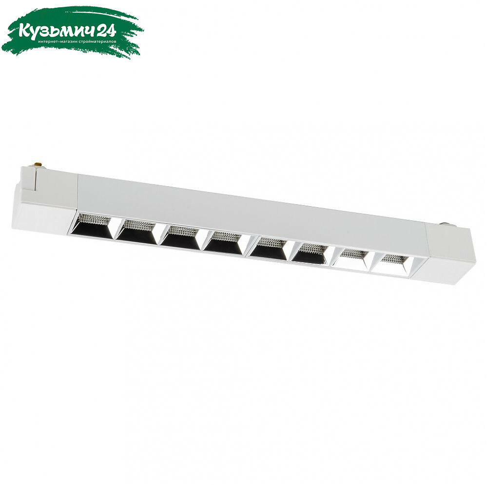 Светильник-прожектор светодиодный Volpe ULB-Q282 трековый линейный UL-00010121 корпус белый, 20 Вт, 4000К нейтральный белый свет, 1 шт