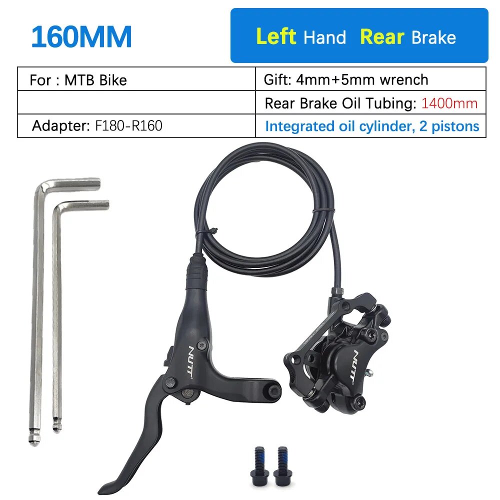 NUTT A1 Гидравлические тормоза для велосипеда 160mm L-hand Rear