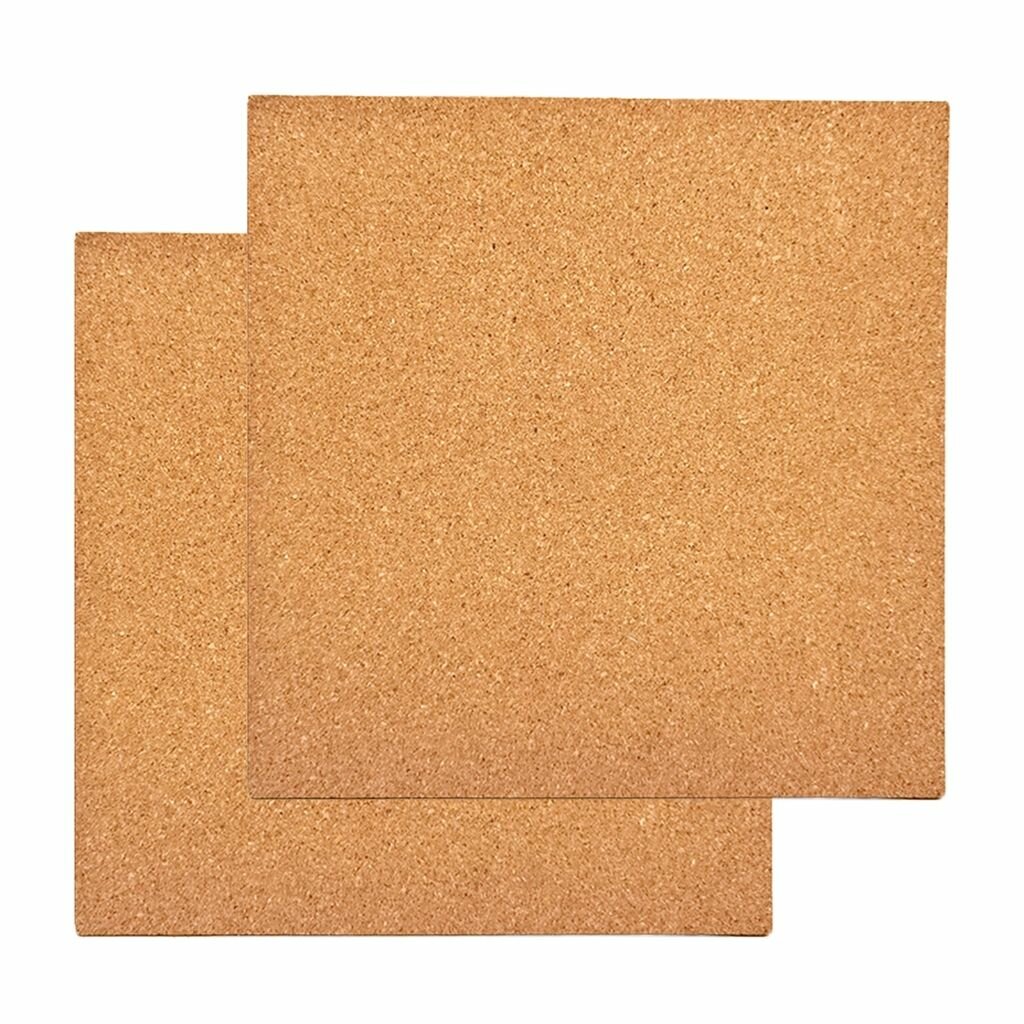 2 шт. Пробковые плитки 12"x12" для декора стен