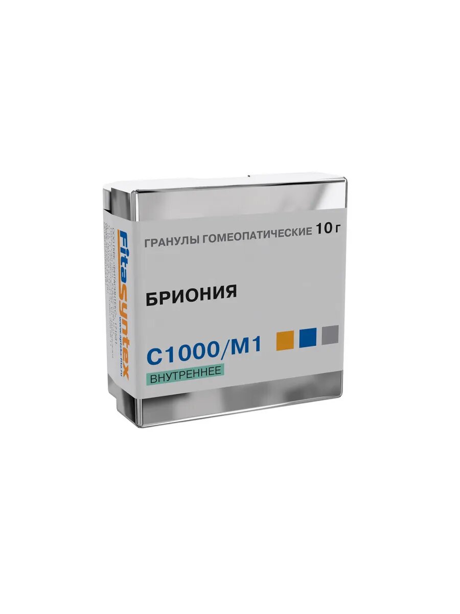Бриония С1000, гранулы гомеопатические, 10 грамм , Фитасинтекс