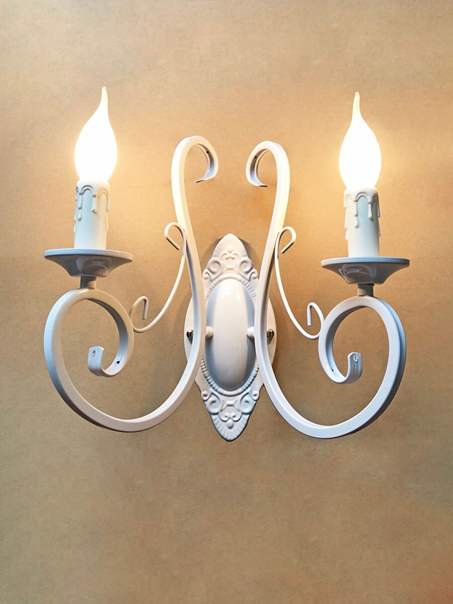 Бра, бра в спальню настенный, гостиная, коридор, свеча, светильник настенный, E14, 40 Вт
