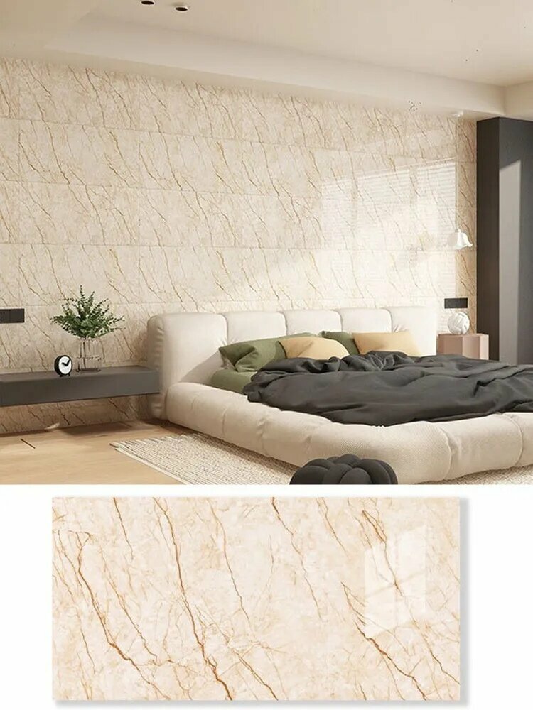 Самоклеящиеся стеновые панели с эффектом мрамора, ПВХ панель 60х30 см, огнестойкие водостойкие и быстрый монтаж, для кухни, ванной, гостиные, спальни, акцентных стен
