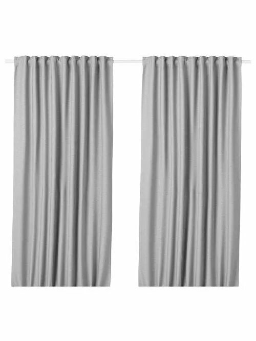 IKEA Штора VILBORG 290х300 см серый