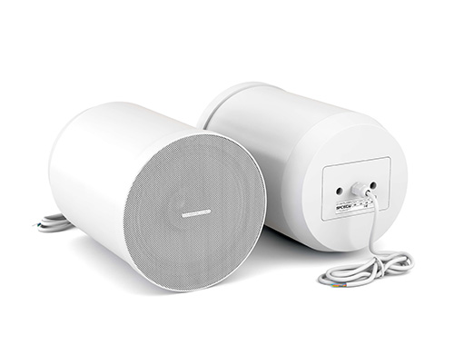 CVGAUDIO SPC6TW - Подвесной 6,5” широкополосный громкоговоритель, 7,5/15/30W – 100V, IP54, пластиковый корпус, белый