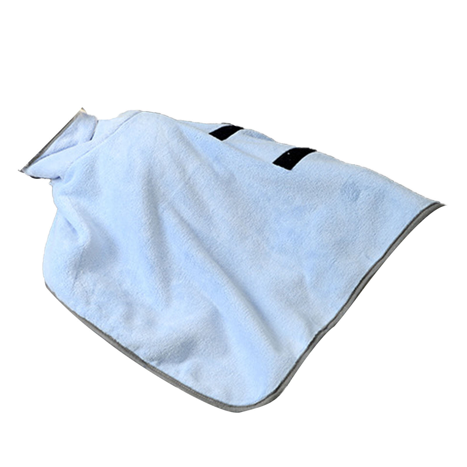 Dog Towel Bathrobe Strong Water Absorption Cat Fast Drying Coat Multifunctional Pet Robe Blanket Blue S