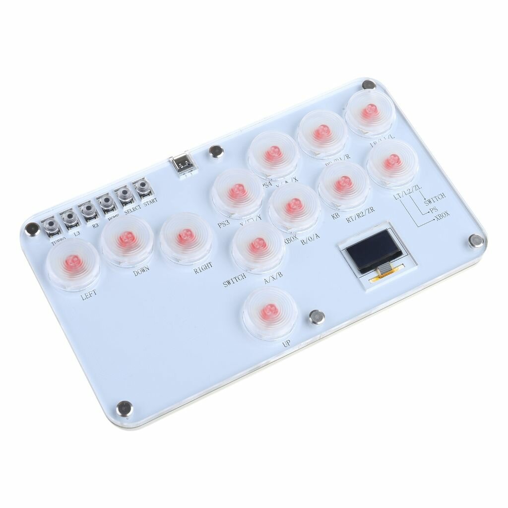 Аркадный Джойстик с 12 Кнопками и Подсветкой