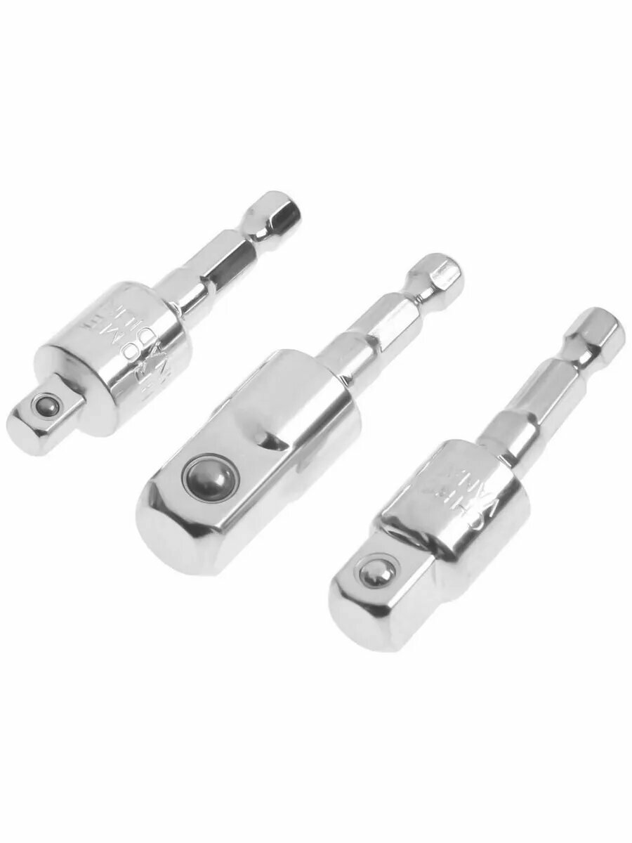 Набор шарнирных адаптеров 1/4 - 3/8 - 1/2"