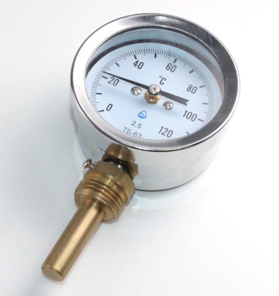 Термометр ТБ-63-50 0+120-2,5-Р, Стеклоприбор