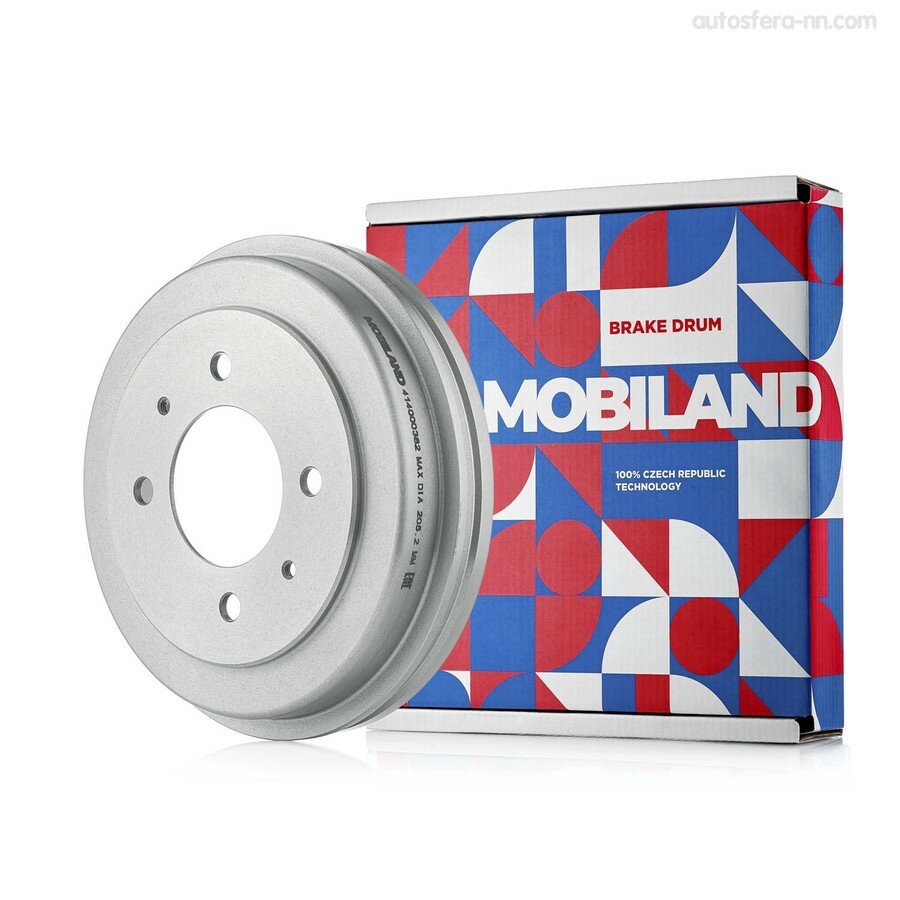 MOBILAND 414000382 Барабан тормозной HYUNDAI ELANTRA III (XD), ELANTRA III седан (XD)