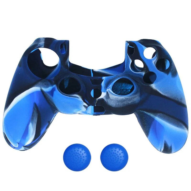 Силиконовый защитный чехол для контроллера PS4 для контроллера Playstation 4, аксессуары для Синий