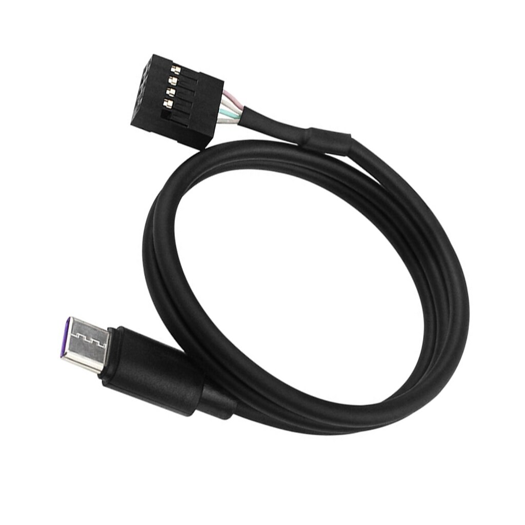 9Pin к USB C USB-Кабелю Компьютерные Материнские платы Кабель Питания для Дополнительного экрана ПК ЖК-Экран Быстрая Зарядка и синхронизация данных