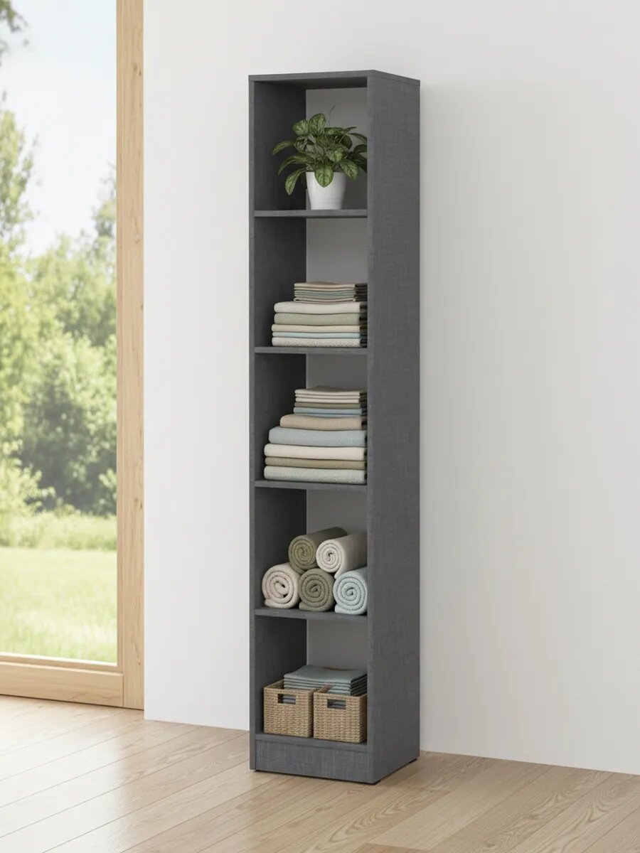 Шкаф пенал FRESTER для одежды с полками в прихожую спальню на балкон, от производителя