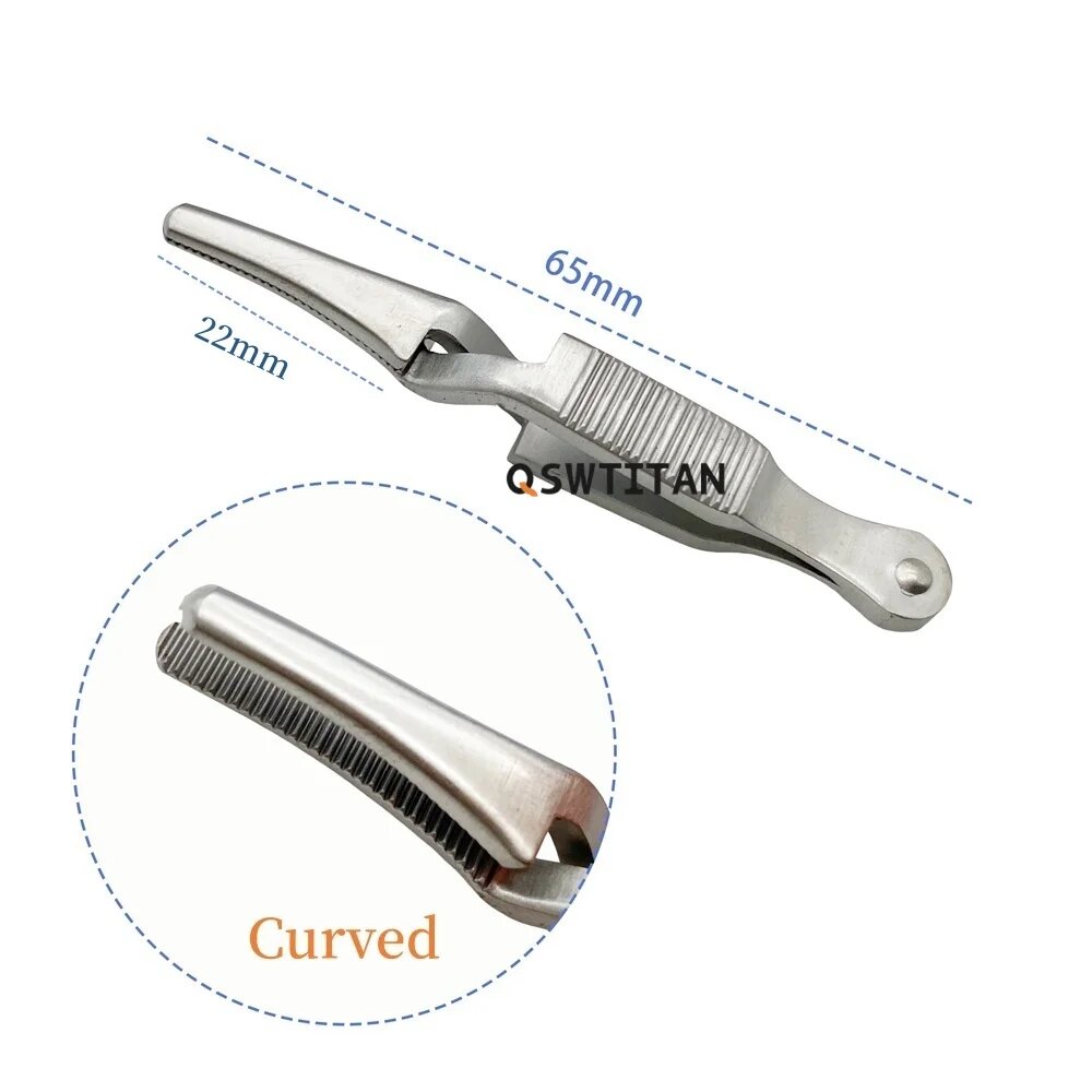 Артериальный зажим QSWTITAN, 6.5cm, Curved