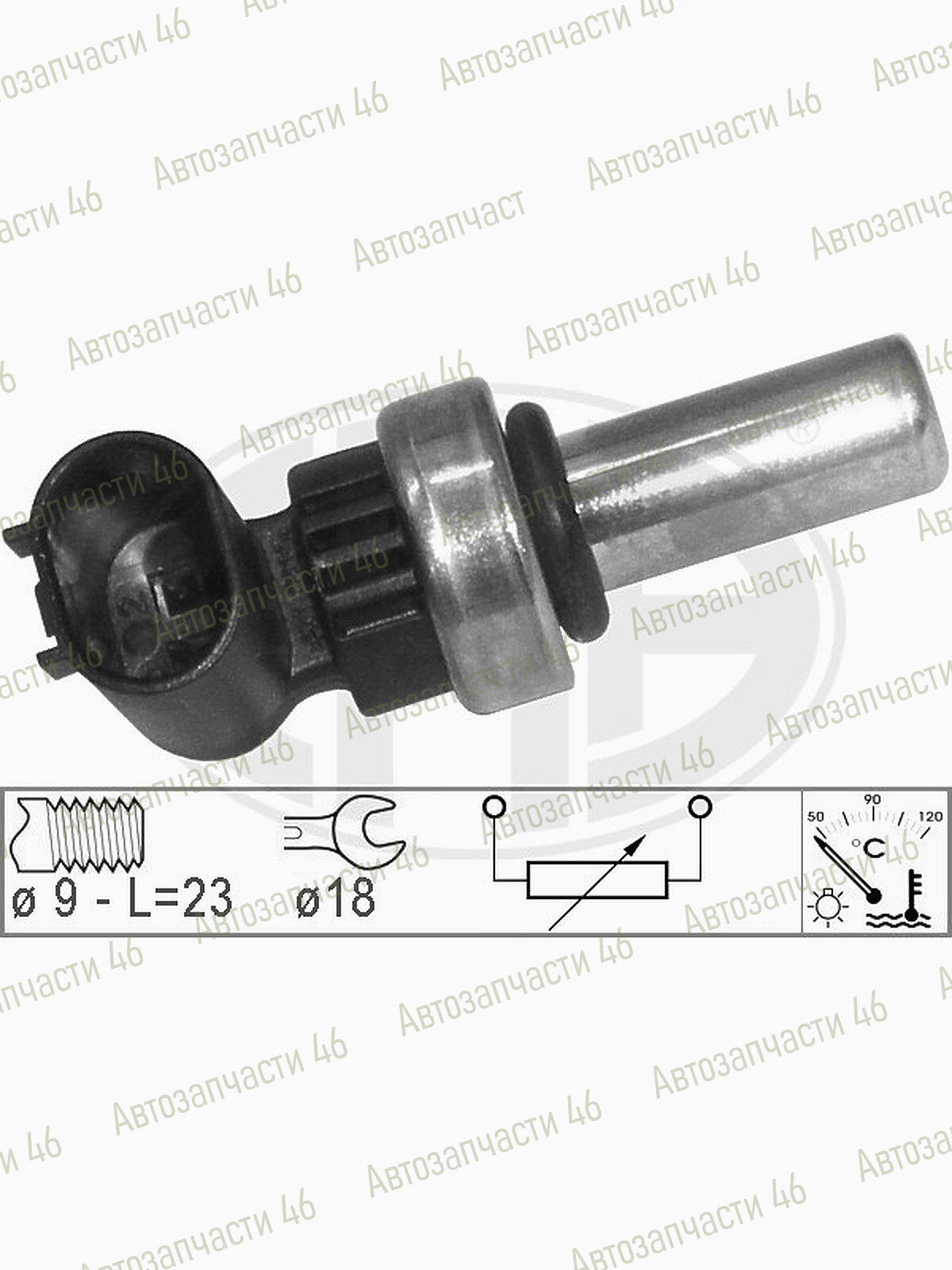Датчик температуры (включения вентилятора) Шевроле Круз Chevrolet Cruze 1G (2008-2015) ERA