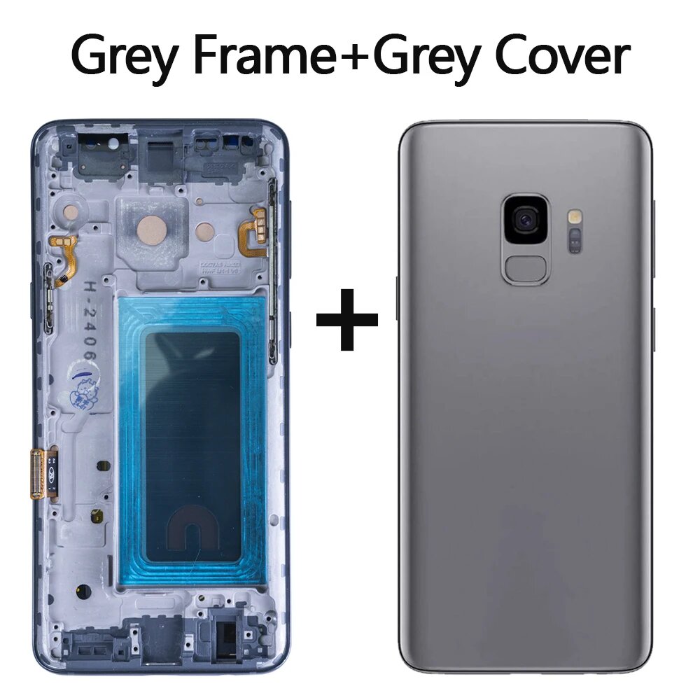 AAA + для Samsung S9 SM-G960F SM-G960 ЖК-дисплей с сенсорным экраном для Samsung S9 Дигитайзер с рамкой Запасные части TFT Grey Kit