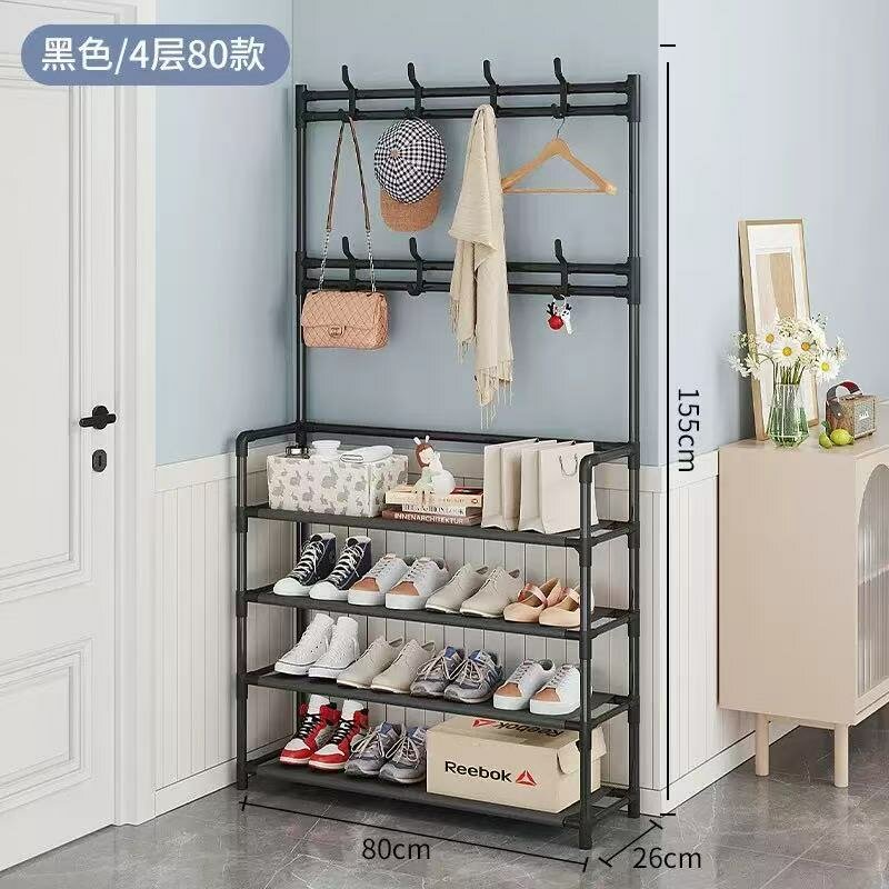 Угловой обувной шкаф с вешалкой — компактный вариант для прихожей и общежития