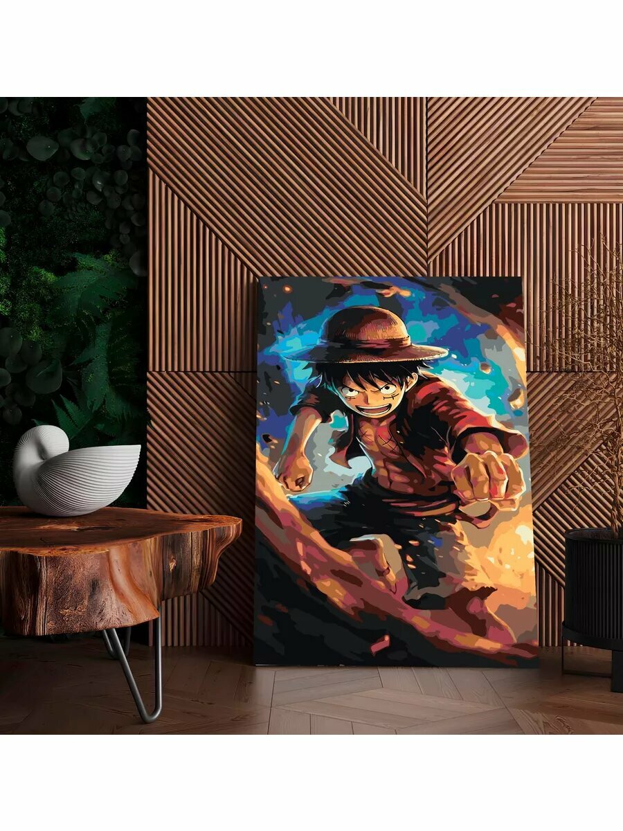 Картина по номерам Манки Д. Луффи