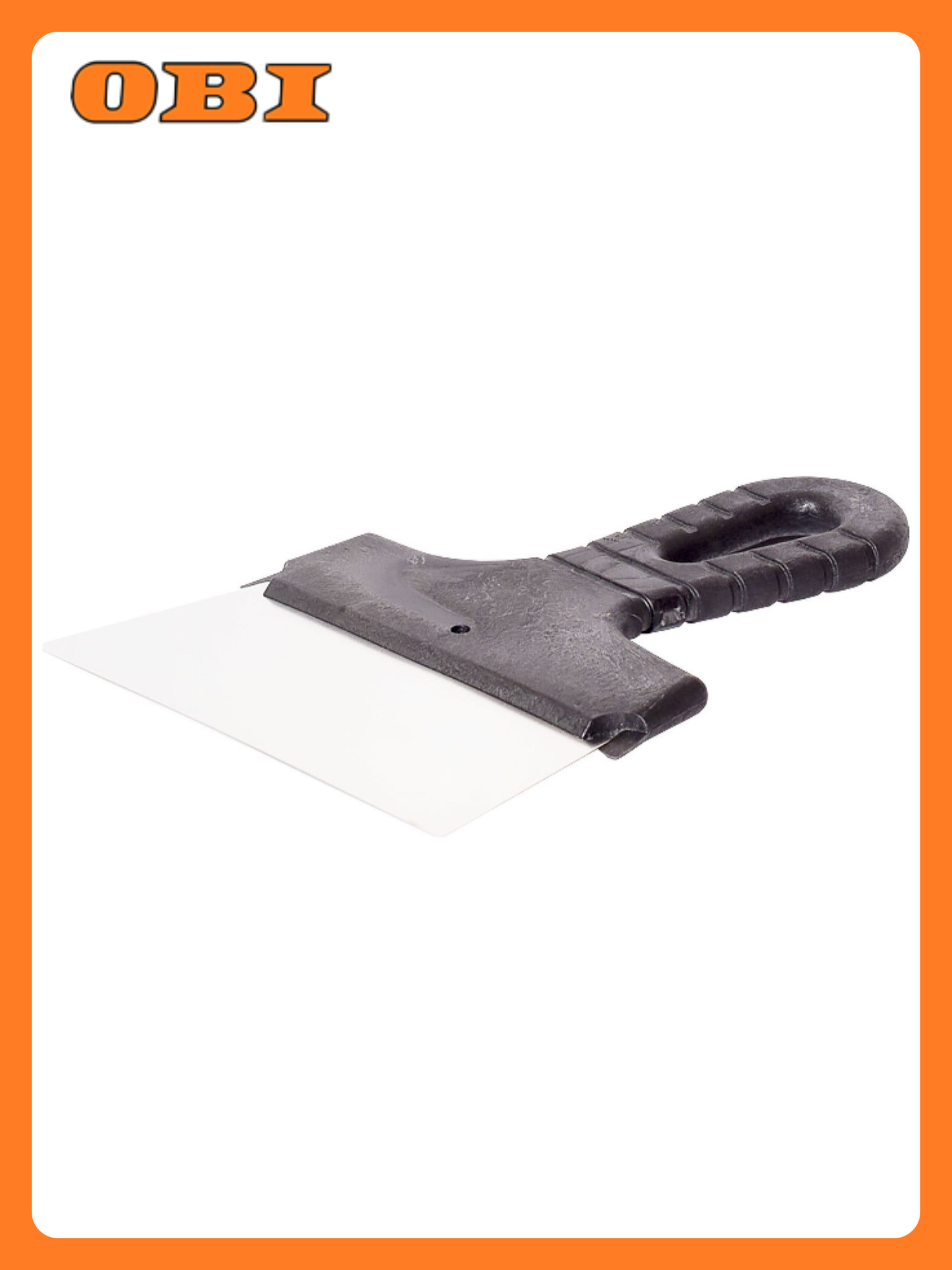 Шпатель фасадный 888 интек, нержавеющая сталь, пластик, 150мм