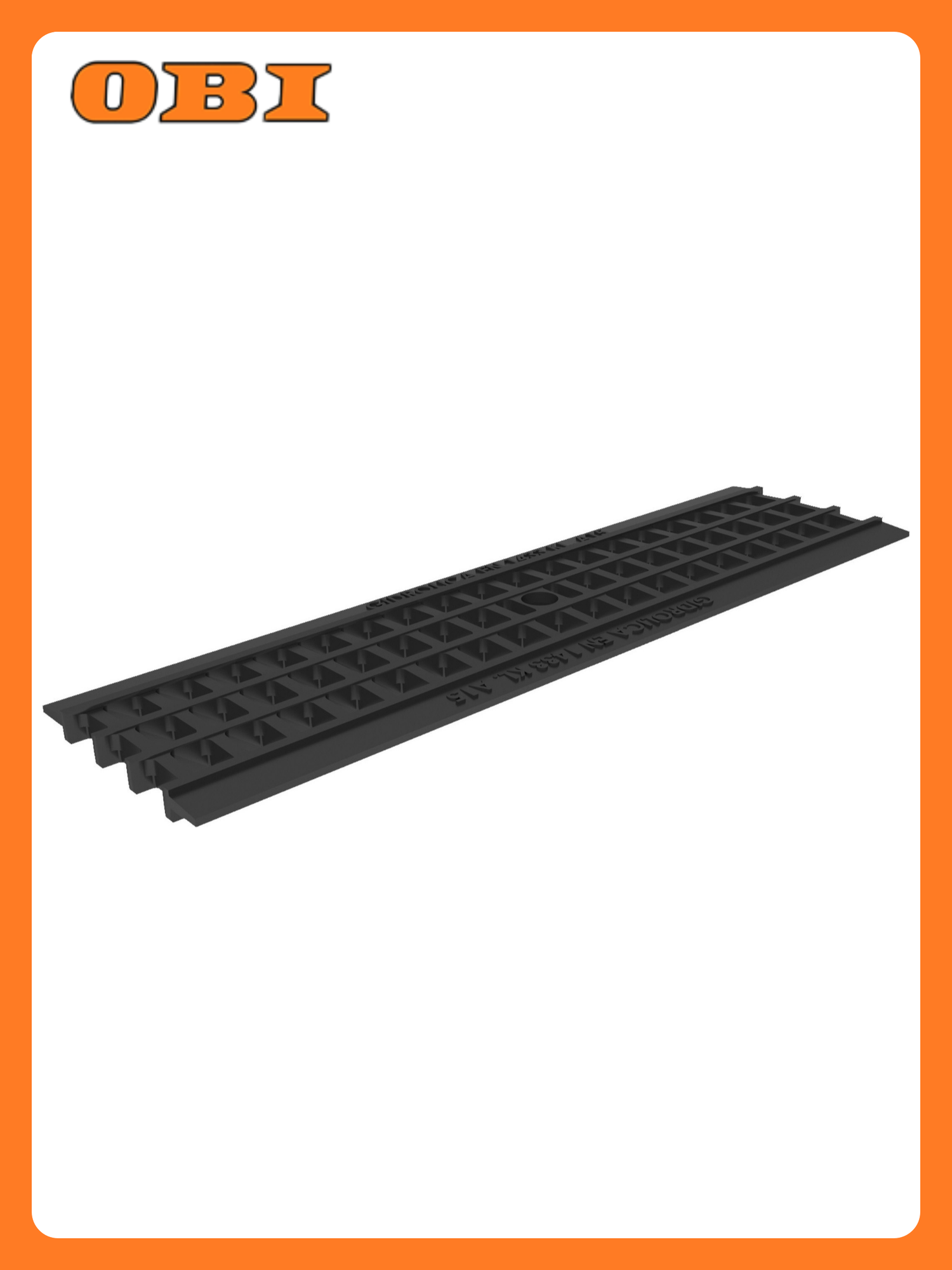 Решетка для водоотводного лотка Gidrolica Standart 500x137,8 мм