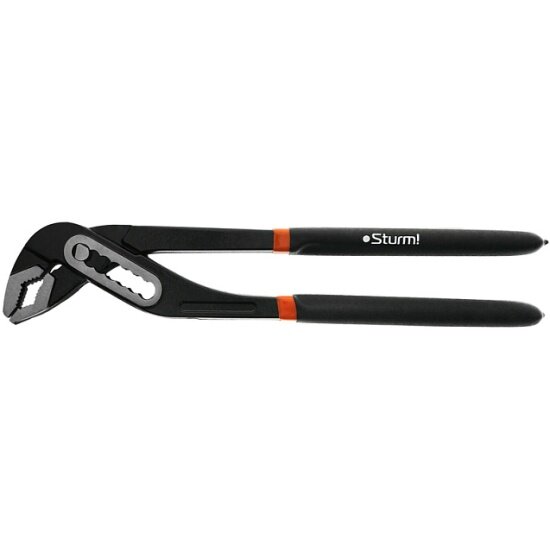 Клещи переставные Sturm! 300мм (Галка) усиленные, рукоятки из мягкого ПВХ, тип А6, 1020-06-B300