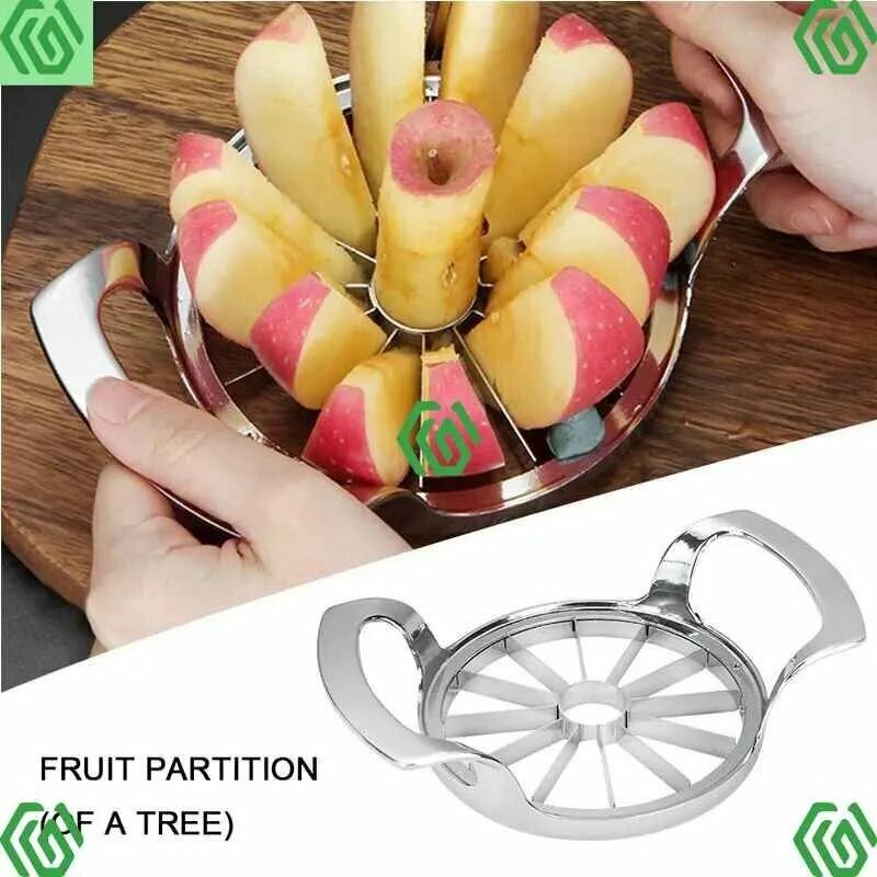 Усовершенствованная яблокорезка 12 лезвий большой размер прочная нержавеющая сталь острый кухонный нож для фруктов овощей