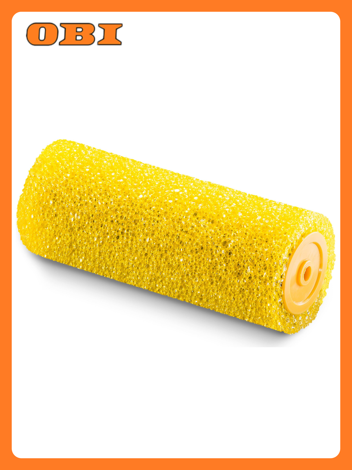 Валик Hardy Working Tools, декоративный, поролоновая шубка, желтый