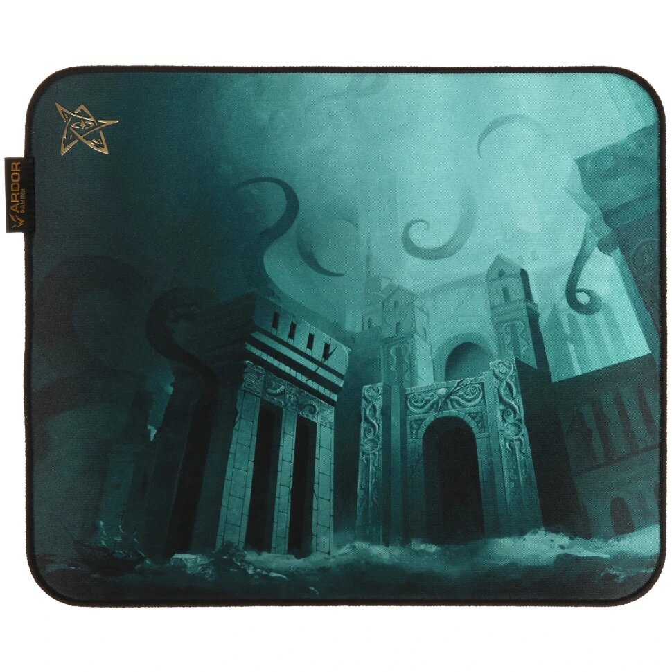 Коврик ARDOR GAMING R'lyeh (S) зеленый, 300 мм x 250 мм x 4 мм