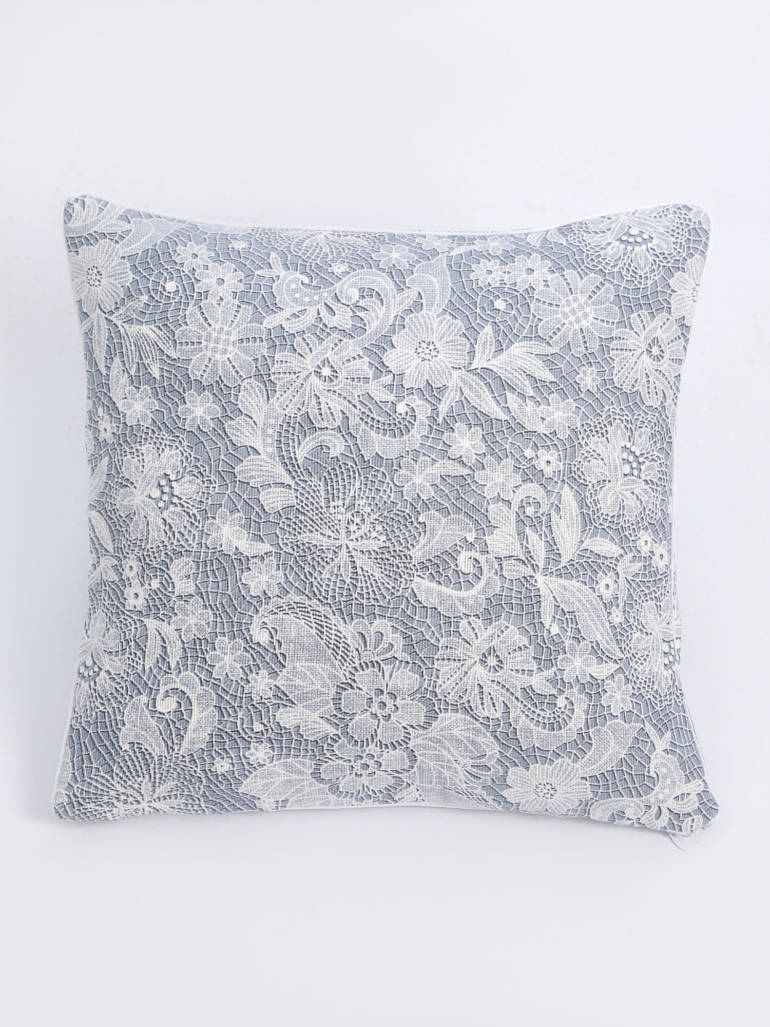 Подушка декоративная Lizzy Home 50х50 рогожка хлопок 100% на молнии