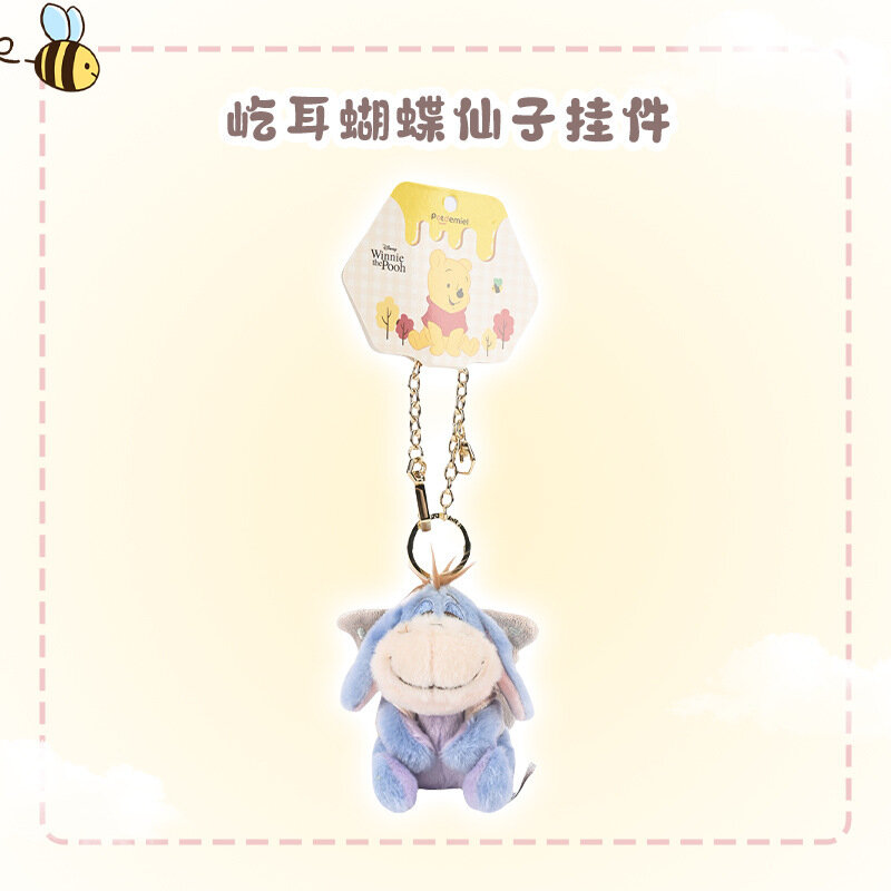 Аутентичный Дисней Винни Пух, подвеска в виде бабочки и феи, маленькая подвеска, мягкая игрушка, кукла, брелок для
