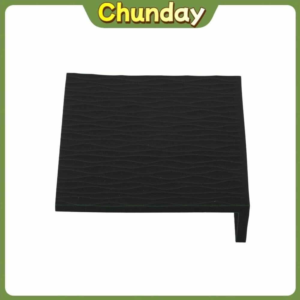 Черный противоскользящий силиконовый коврик для кофемашины