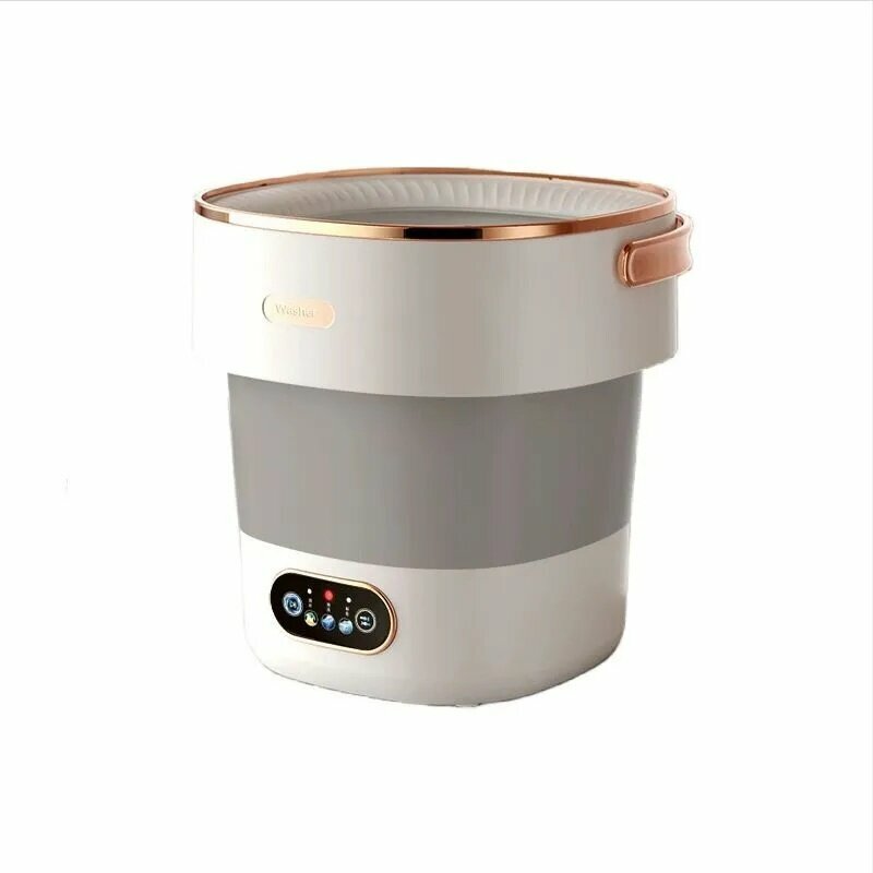 Xiaomi YouPin Стиральная машина Xiaomi Mini, портативная складная, детская, 13 литров, серо-белая