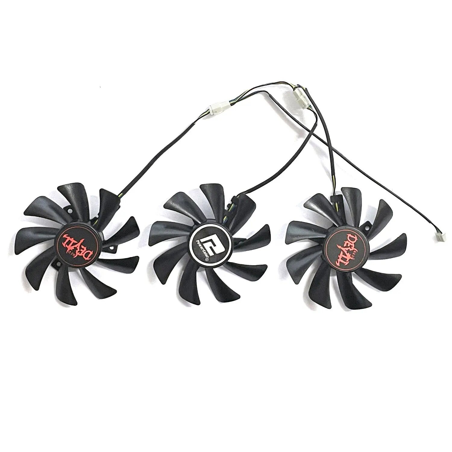 Вентиляторы для видеокарты PowerColor RX 5700 XT, Цвет: Brand new fan