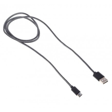 Кабель Buro Braided BHP RET TYPEC1 USB A(m) USB Type-C (m) 1м