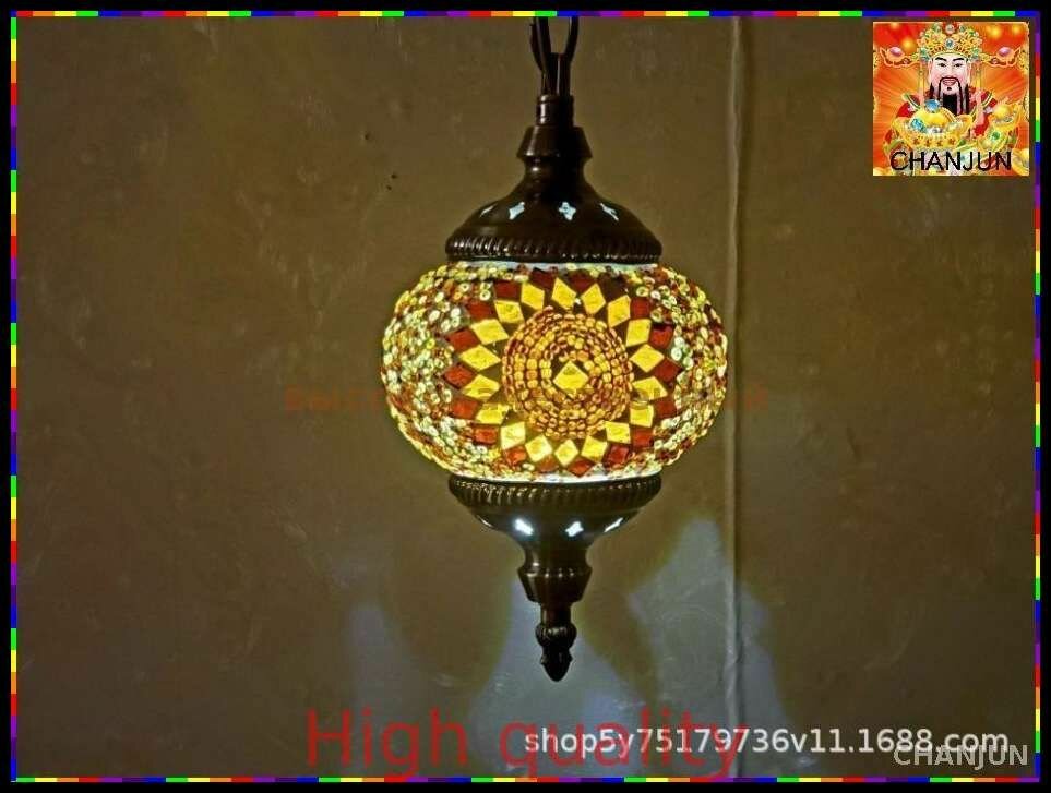 Самый популярный в 2026 годуНастоящая турецкая лампа ручной работы из Турции, мозаика в марокканском стиле, подвесной потолочный светильник