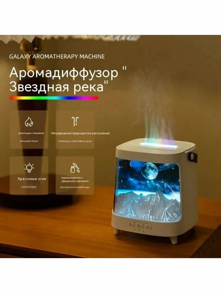 Ароматерапевтическая машина, увлажнитель, имитационное пламя, дистанционное управление