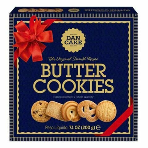2 шт. Сливочное печенье DANESITA "Butter Cookies Dan Cake", 200 г, португалия, 4120020