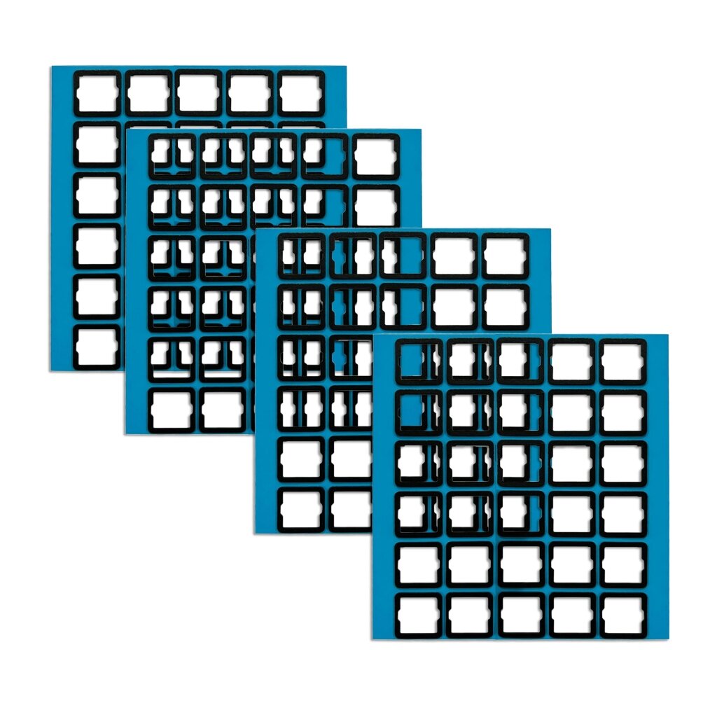 Прокладка для переключателей клавиатуры из вспененного материала EVA PEs PORON для прокладок механических клавиатур 61/64/87/100/104/108 с возможностью горячей замены