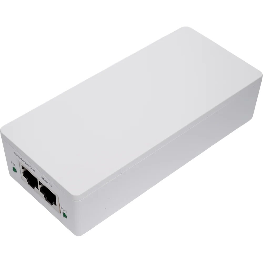Инжектор PoE+ Dahua DH-TAM1GT1GT-30, белый пластик, поддержка стандартов IEEE PoE, PoE питание