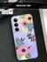 Чехол на Realme C85 / Реалми C85 с принтом Colored flowers, прозрачный
