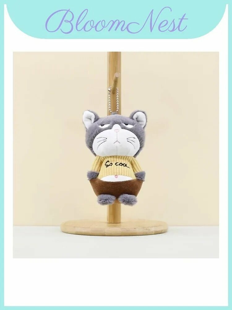Плюшевая игрушка cute and colorful sweet panda bunny kitty bear piglet, кот