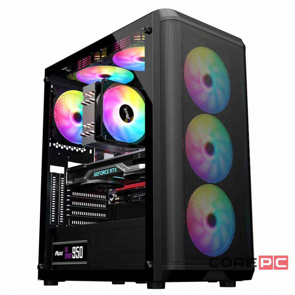 Компьютерный корпус ALSEYE Audin-BK ARGB Black (AS.07.0173)