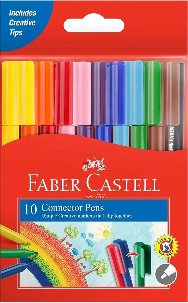 Faber-Castell Набор фломастеров, 10 шт.