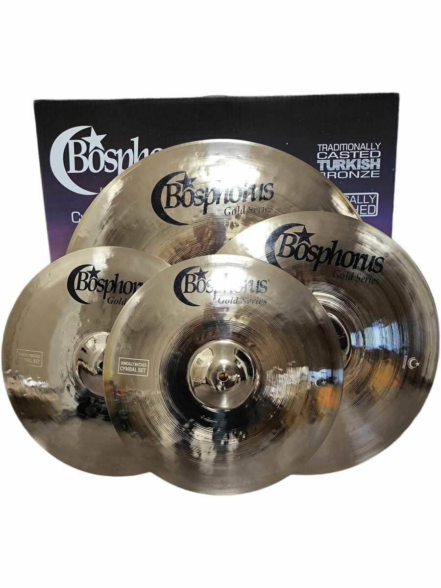 Набор тарелок для барабанов Bosphorus Gold Box Set (14+16+20)