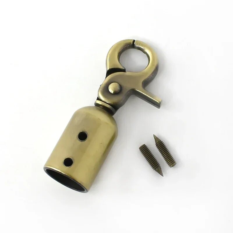 Пряжка поворотная для сумки, цвет латунь, 5 шт