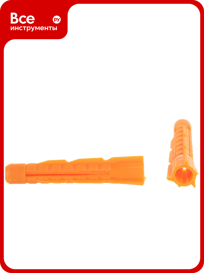 Универсальный дюбель Tech-Krep 6х37 полипропилен 30 шт - пакет 102929