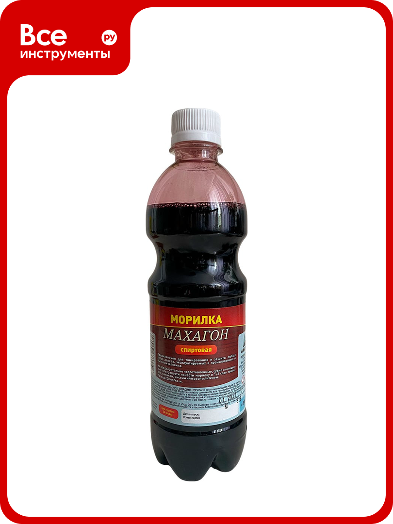 Морилка для дерева Анлес спирт. 0,5 л махагон 70207